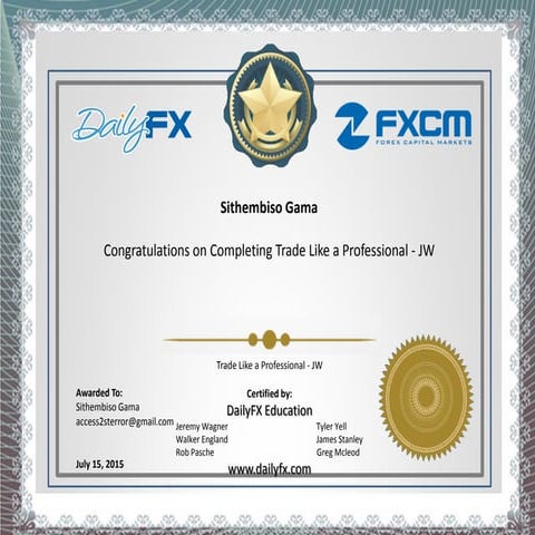 Forex certificate.Pdf