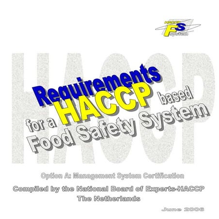 HACCP | PDF