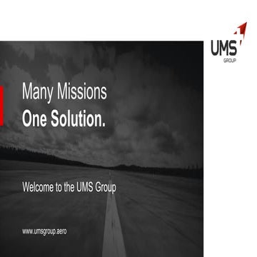UMS Company Presentation 03062014 | PDF