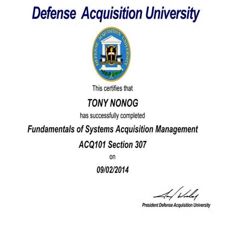 Nonog DAWIA Course Certificates | PPT