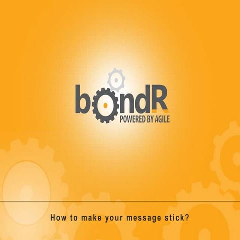 How to make your message stick? | PPT