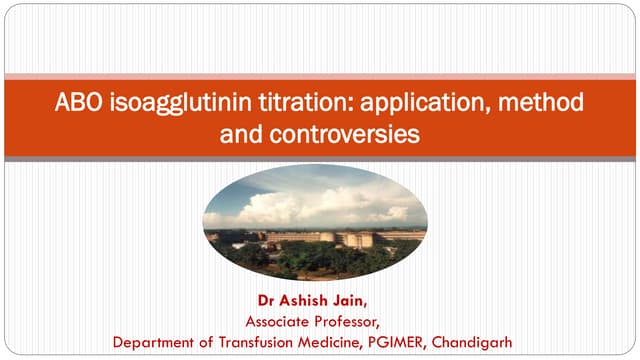 TUBE METHOD BLOOD GROUP. abo rh postitivepptx | PPTX