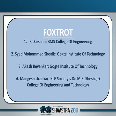 Presentation Slides | PDF