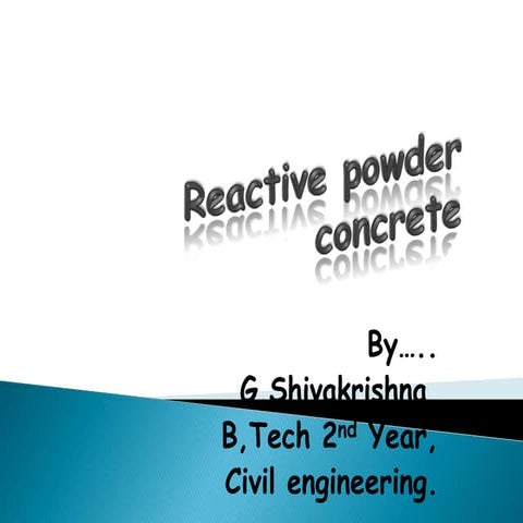 Reactive Powder Concrete2 | PPT