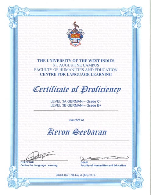 German Level 1A & 1B | PDF