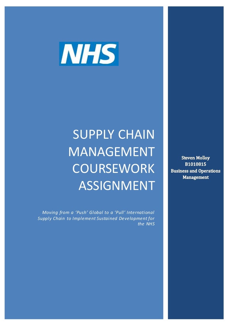 Supply Chain Management Assignment