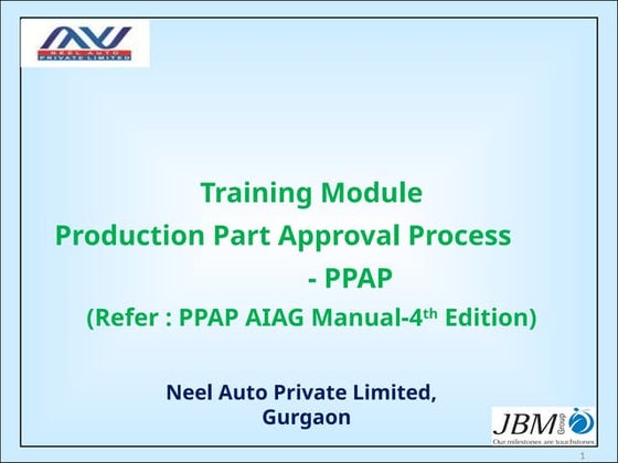 DOCUMENTATION -- CoA & SPECIFICATIONS | PPTX