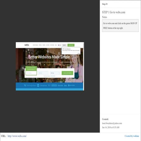 USING WALKME TO INSTRUCT BUILDING A WEB PAGE | PPT