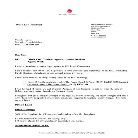 RM Agency Letter. | DOCX