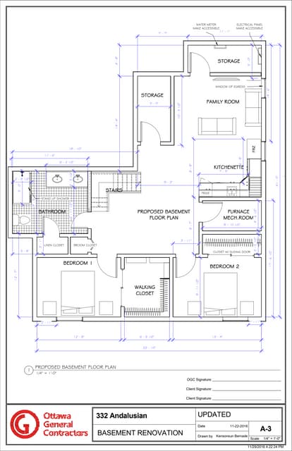 1511 RUMFORD PROPOSED AND EXISTING FLOOR PLAN | PDF