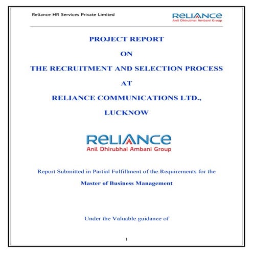 67271548 reliance-project | PDF