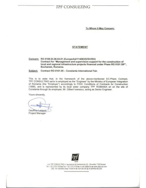 Gilbert IVANESCU_diploma subinginer constructii | PDF