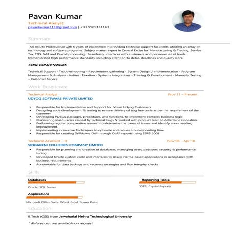 Pavan Kumar -Resume | PDF