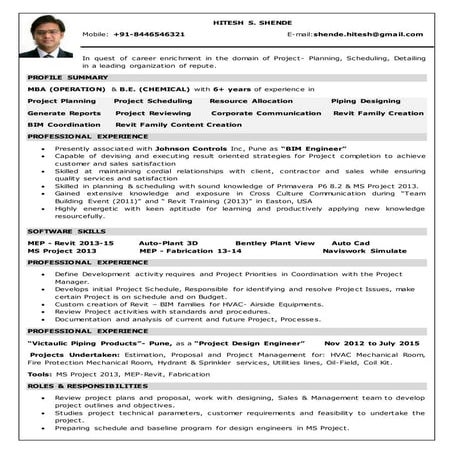 HITESH S SHENDE RESUME new | DOCX