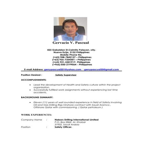 1. NEW CURRICULUM VITAE | DOC