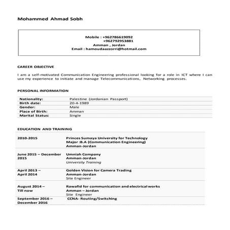 asila CV (Autosaved).docx تعديل | DOCX