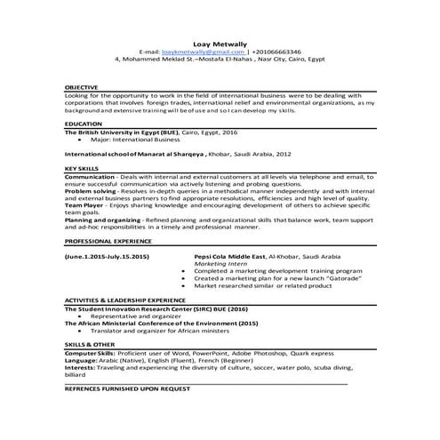 Luis Reyes Resume | PDF