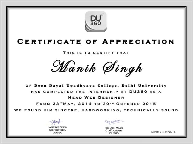 Manik Singh Ppt