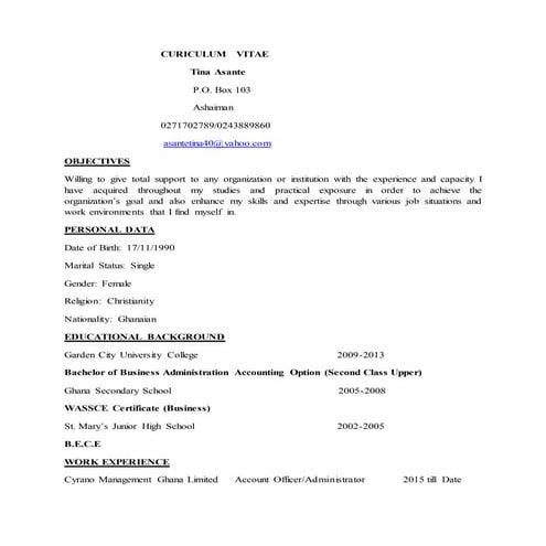 CURICULUM VITAE new 121116 | PDF