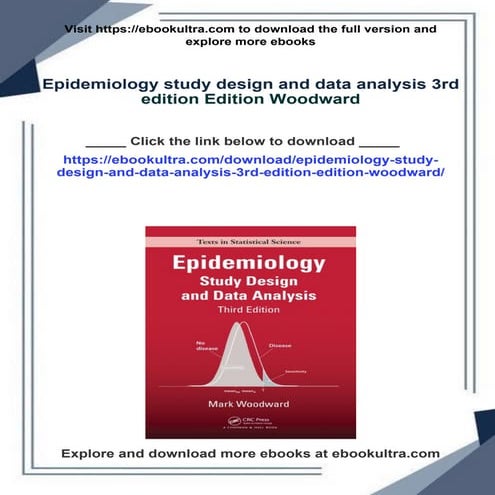 Epidemiology study design and data analysis 3rd edition Edition ...