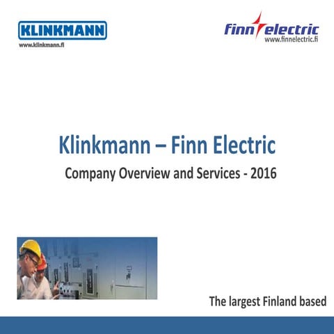 Company Presentation Klinkmann-Finn Electric_EN | PPTX