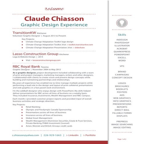 CLAUDE RESUME | PDF