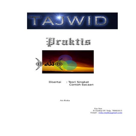 Ringkasan ilmu tajwid | PDF