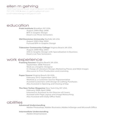 Linda Lyons, Graphic Designer, Brand Strategist | PDF