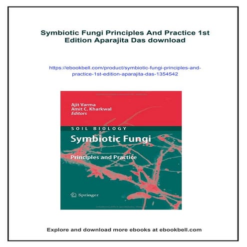 Symbiotic Fungi Principles And Practice 1st Edition Aparajita Das | PDF