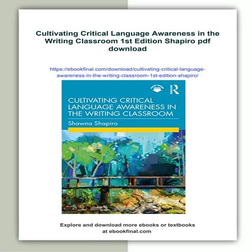Cultivating Critical Language Awareness in the Writing Classroom 1st ...