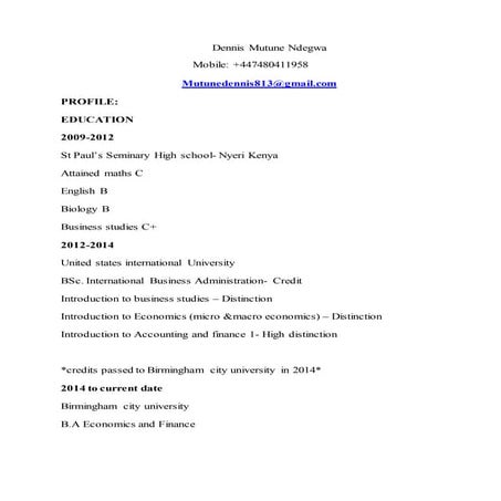 Dennis Cv (2) (4) | PDF