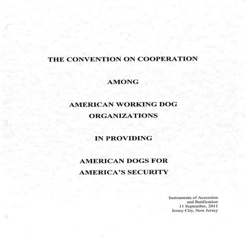 Convention on Cooperation with signatories as of 123111 | PDF