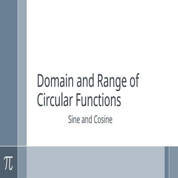 Circular functions | PPT