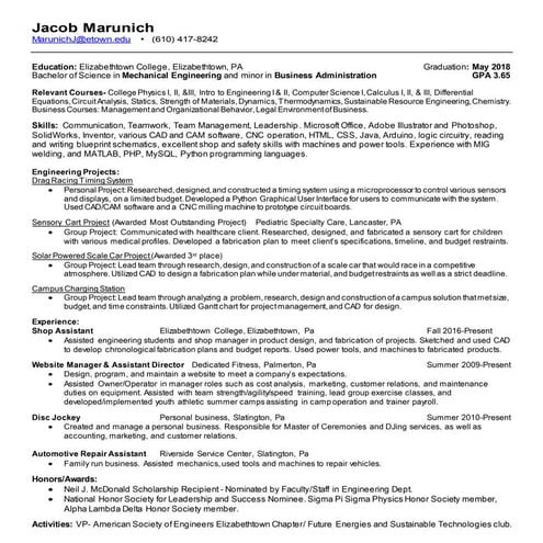 Bradley D Babuscio Resume 2015 | DOCX