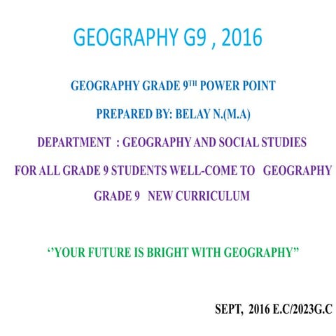 Definition, scope & purpose of Geography | PPT