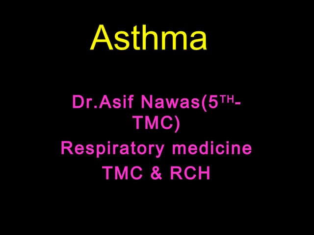 Nursing Care Plan Bronchial asthma part 1 | PDF
