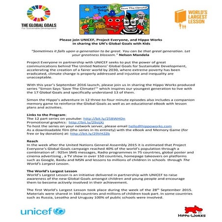 UnicefKidsProgram1 | PDF