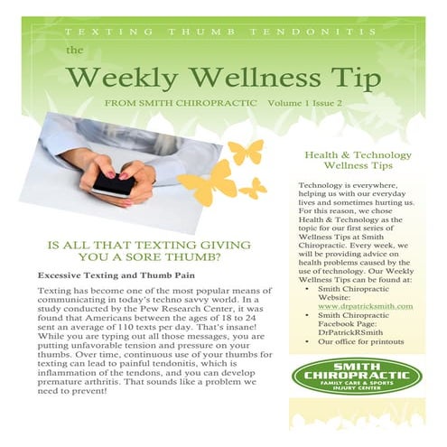 text thumb handout | PDF