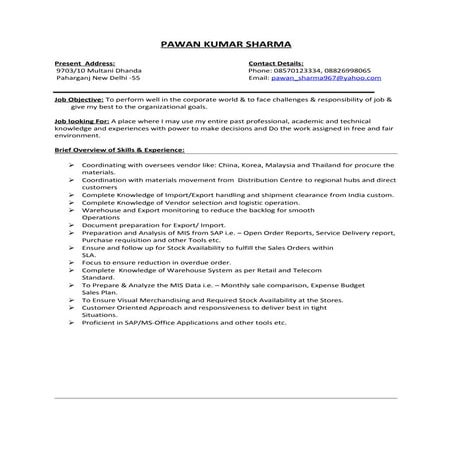 Pawan Kumar Sharma | DOC