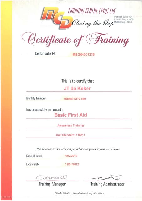 Coloured Basic Maintenance Planning | PDF