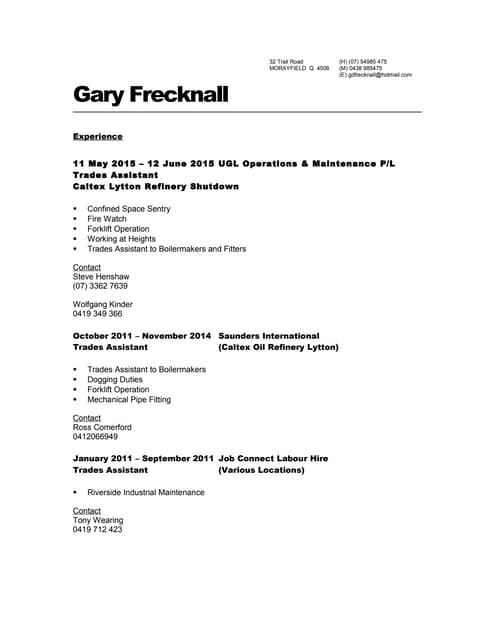 Nick New Resume | DOC