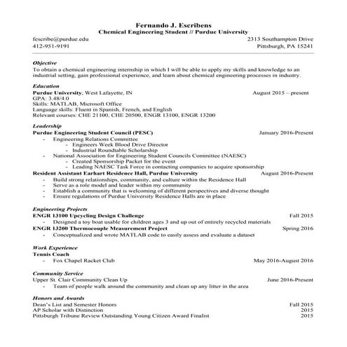 Fernando_Escribens_Resume | PDF