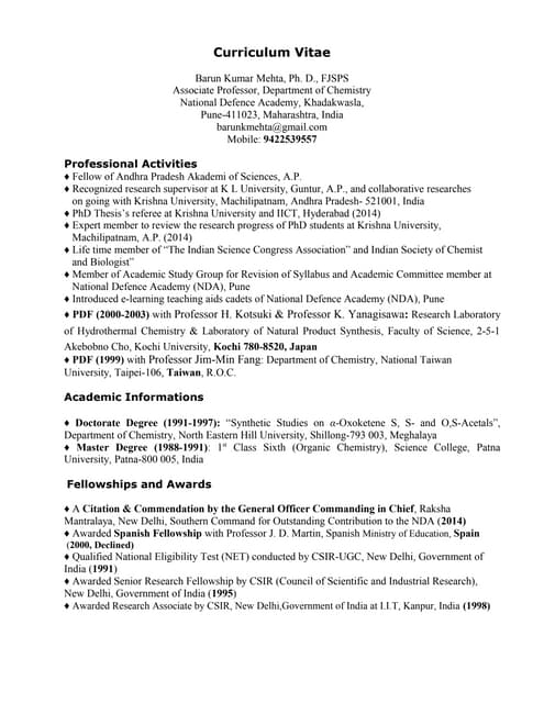 Dinesh Profile | PDF | Chemistry | Science