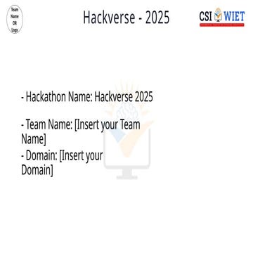 Hackathon Pitch Deck Template | PPTX