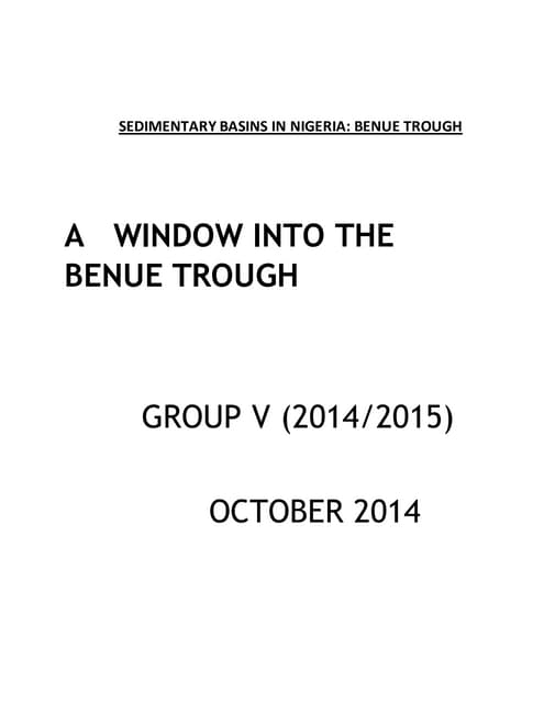 Geology, Stratigraphy and Petroleum Potentials of the Borno Basin | PPTX