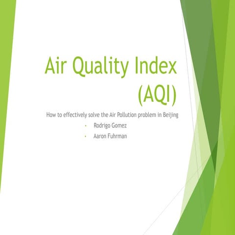 Air Quality Index | PPTX