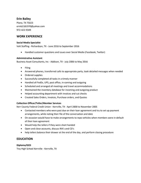 My Resume 1 | PDF
