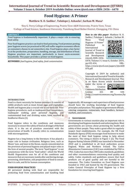 Pest Management for Restaurants and Food Service Businesses | PPT