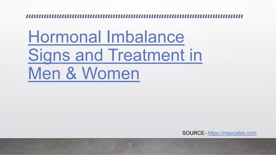 Hormonal Imbalance | PDF