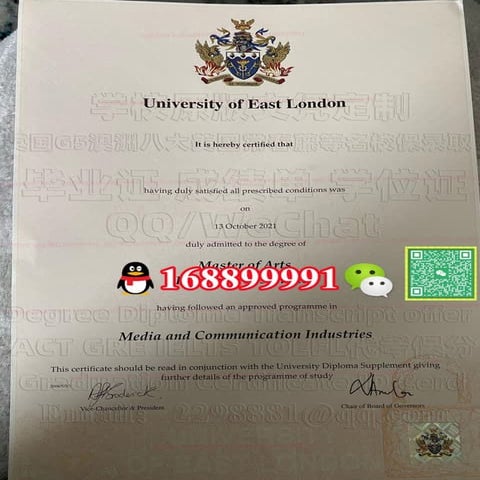University of East London degree offer diploma Transcript | PDF
